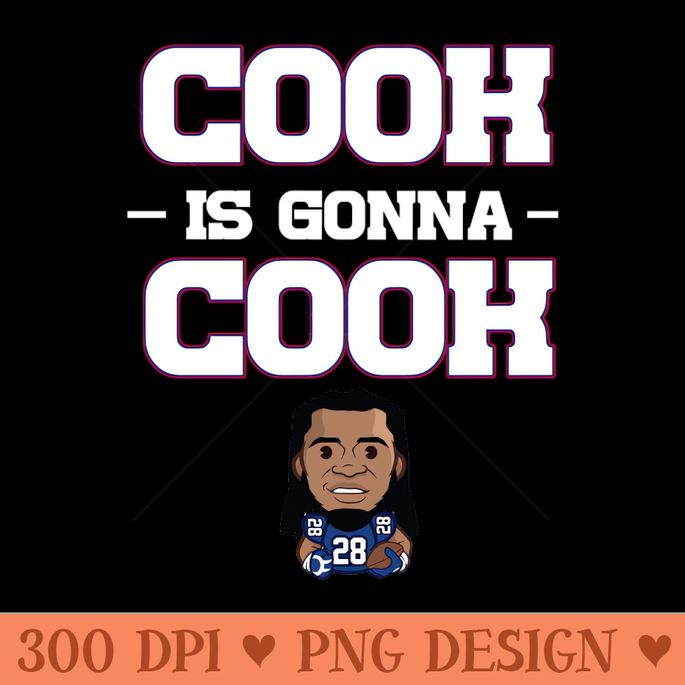 James Cook Is Gonna Cook - Digital PNG Artwork - Bold & Eye- | Inspire ...