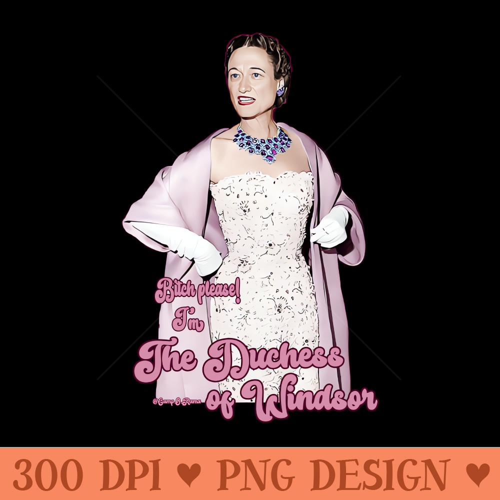 Duchess of Windsor - Printable PNG Graphics - Vibrant and Ey | Inspire ...