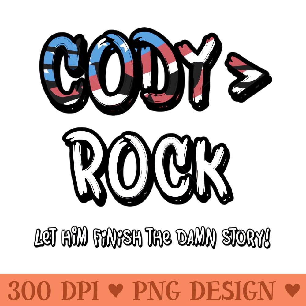 CODY RHODES - Printable PNG Images - Instant Access To Downl | Inspire ...