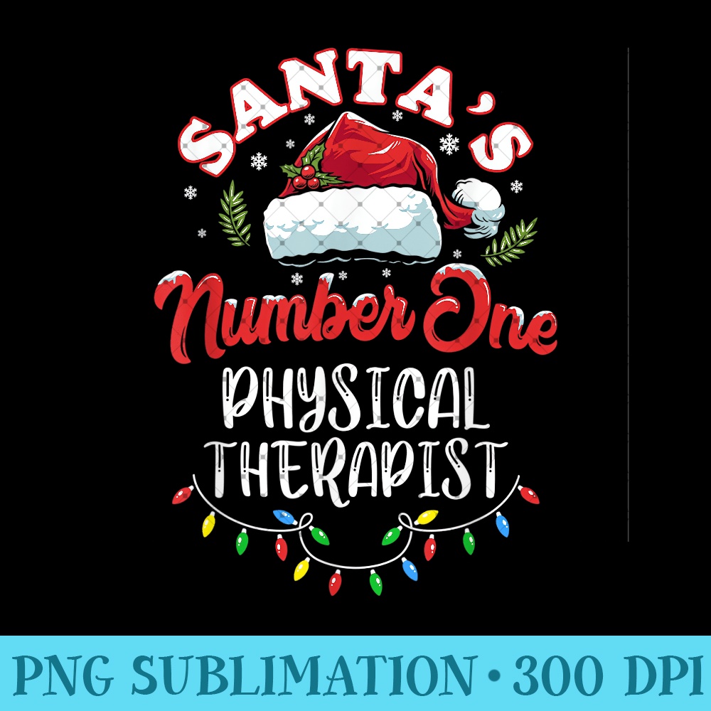 Physical Therapy Christmas Santas Physical Therapist - Digit | Inspire ...