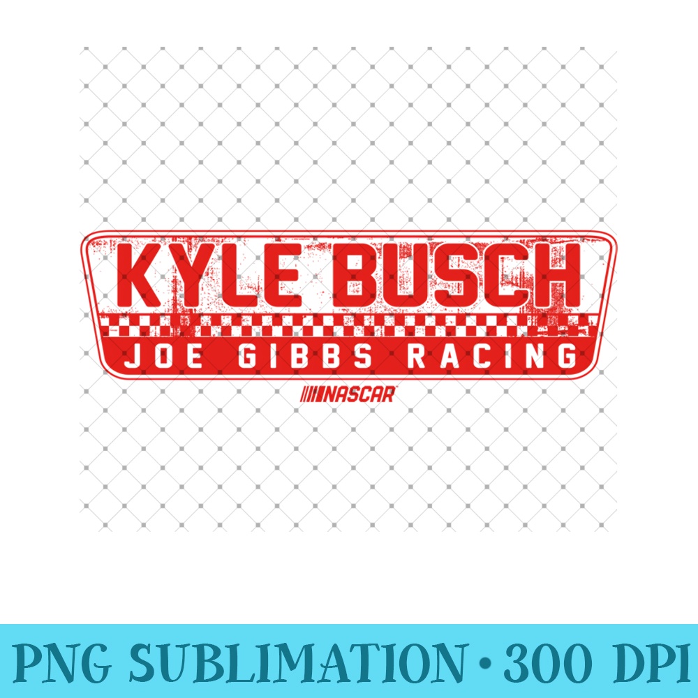 KYLE BUSCH SIGN GRAPHIC - NASCAR - Unique Sublimation patter | Inspire ...
