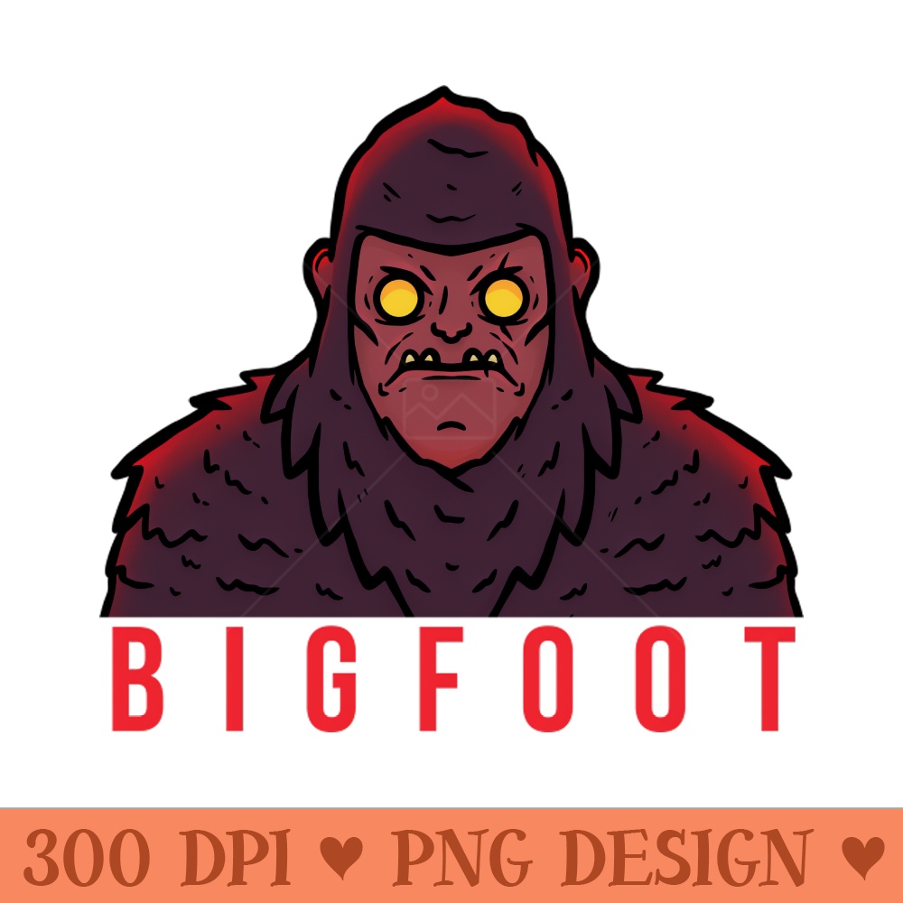 Cryptids Bigfoot - PNG design downloads | Inspire Uplift