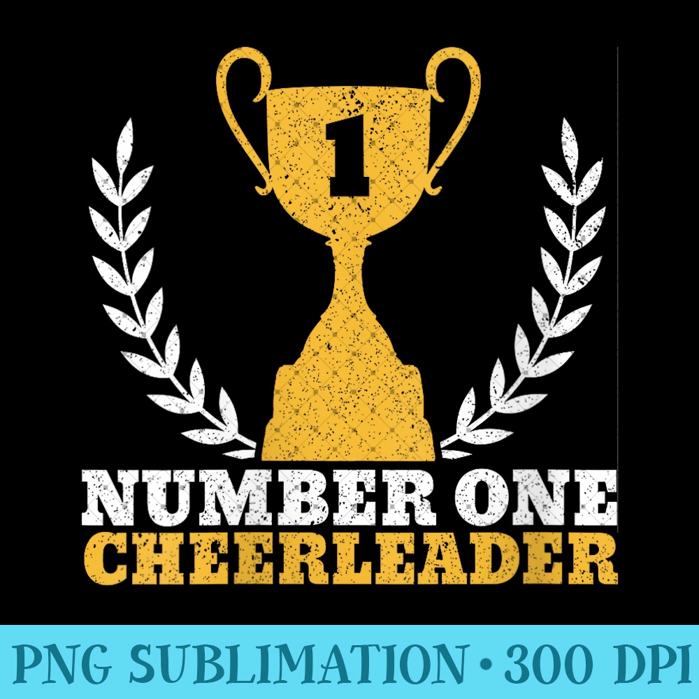 Number One Cheerleader Cheer Cheerleading - PNG design downl | Inspire ...