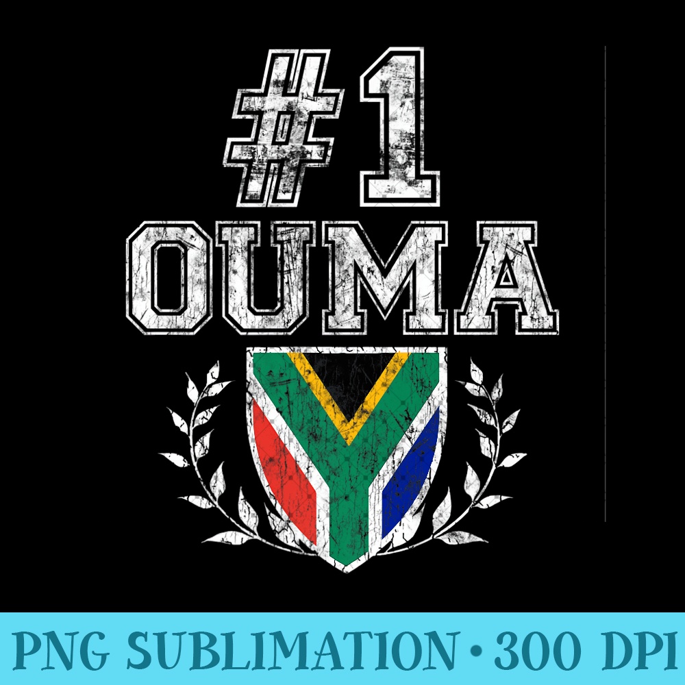 Number One Ouma! Afrikaans Grandmother - Modern PNG designs | Inspire ...