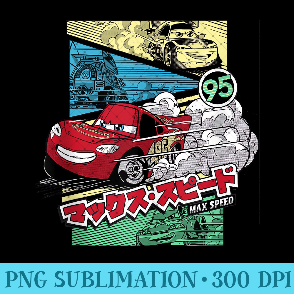 PIXAR Cars Lightning McQueen 95 Max Speed Japanese - Ready T | Inspire ...