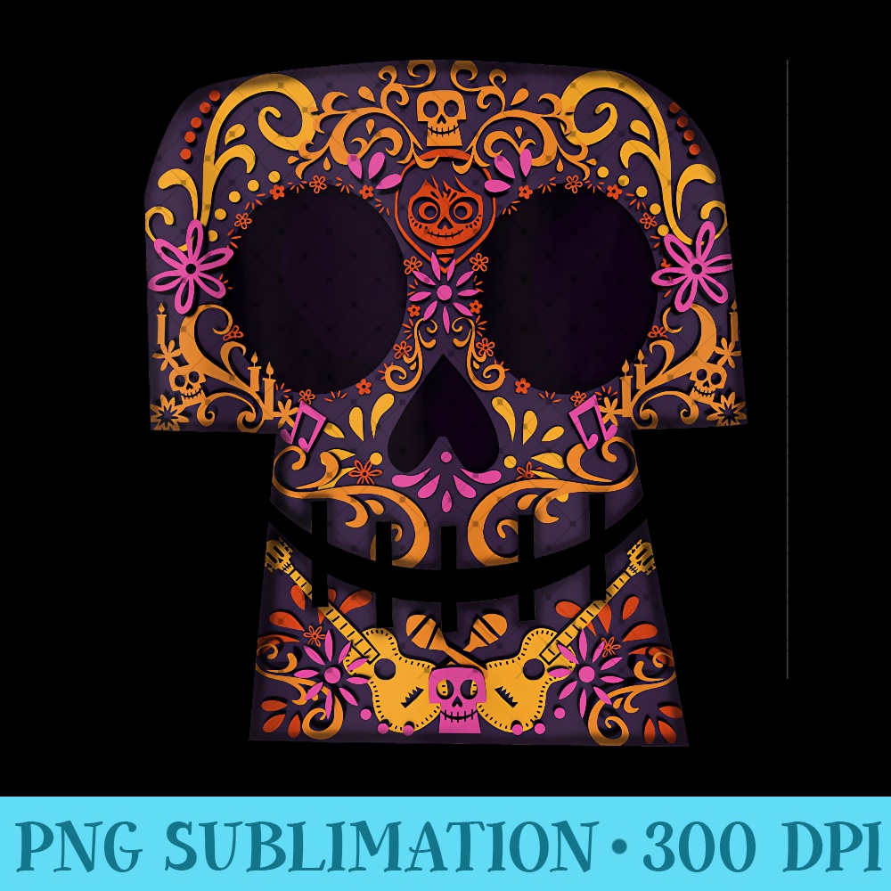 Disney Pixar Coco Collage Skull Halloween - Printable PNG Im | Inspire ...