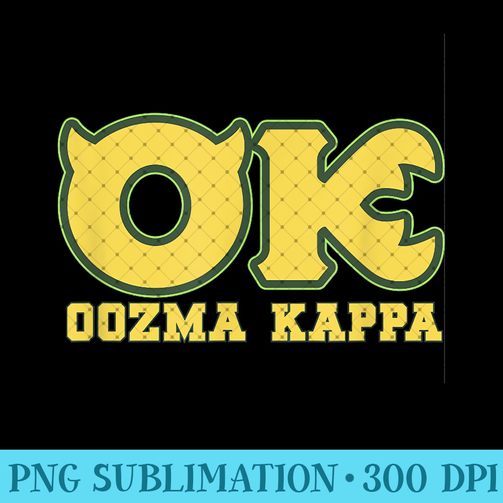 Disney Pixar Monsters University Ok Oozma Kappa Badge Logo - | Inspire ...