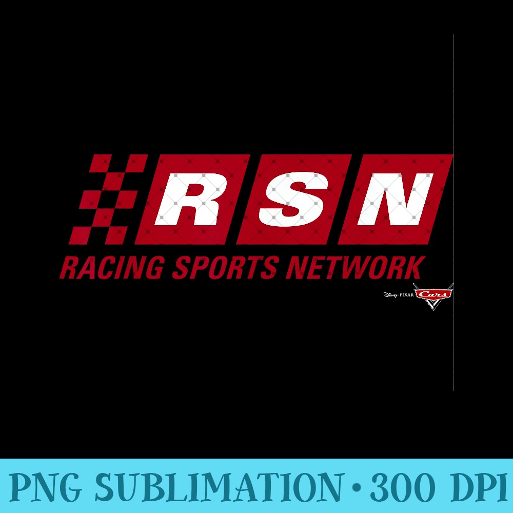 Disney Pixar Cars Racing Sports Network Logo Graphic T- - Re | Inspire ...