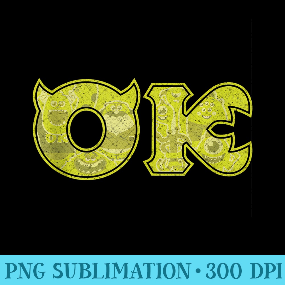 Disney Pixar Monsters University Oozma Kappa Logo Fill - Uni | Inspire ...