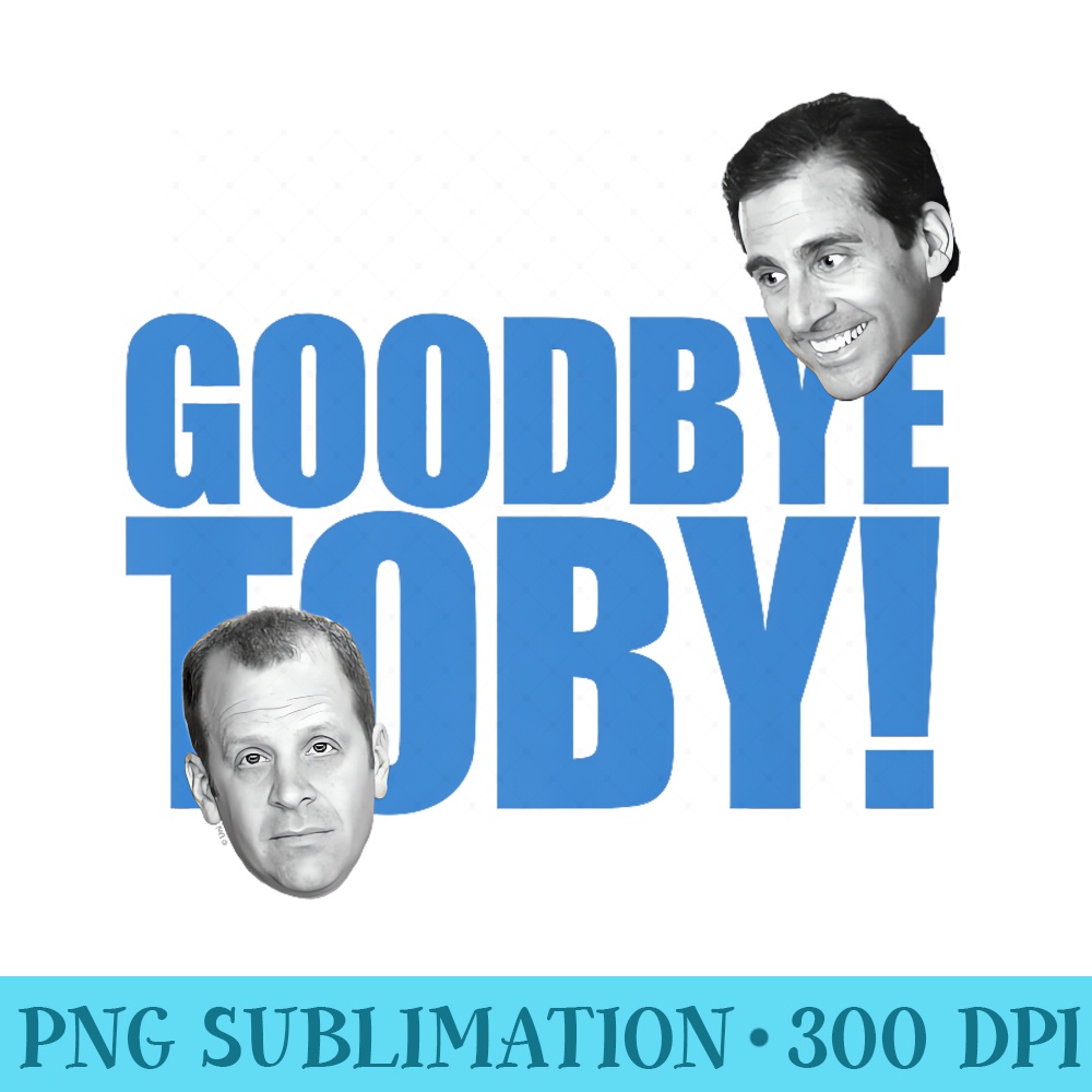 The Office Goodbye Toby Floating Heads Premium - PNG Prints | Inspire ...