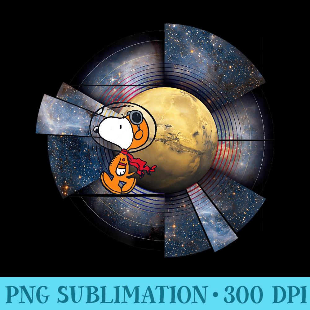 Peanuts Snoopy Astronaut Space Background - Unique PNG Artwo | Inspire ...