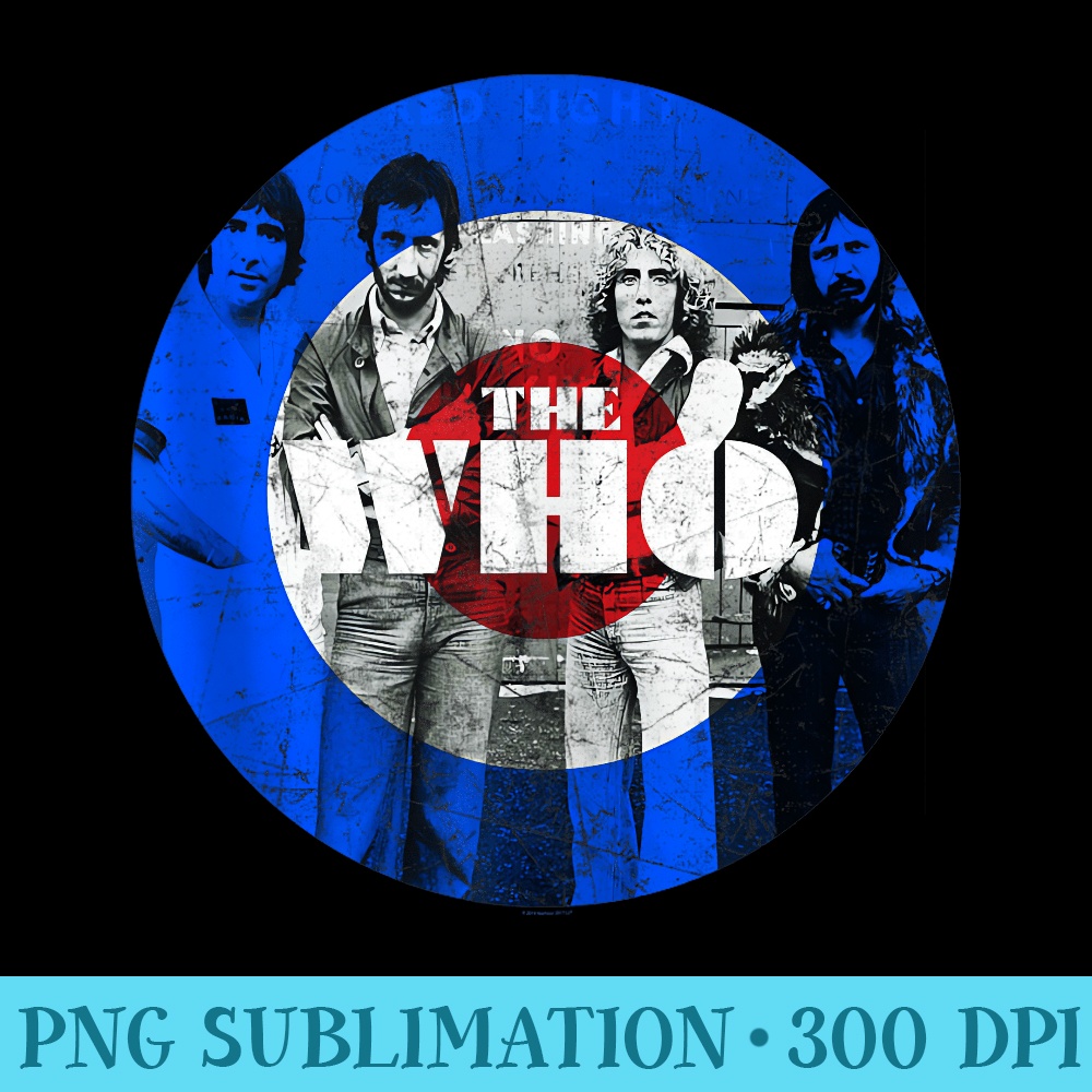 The Who Official Circle Target Photo - PNG Prints | Inspire Uplift