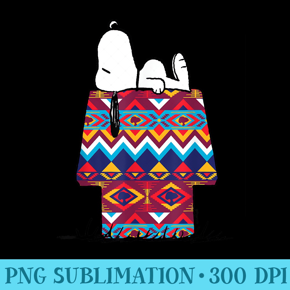 Peanuts - Snoopy Western Blanket Fill - Sublimation PNG Desi | Inspire ...