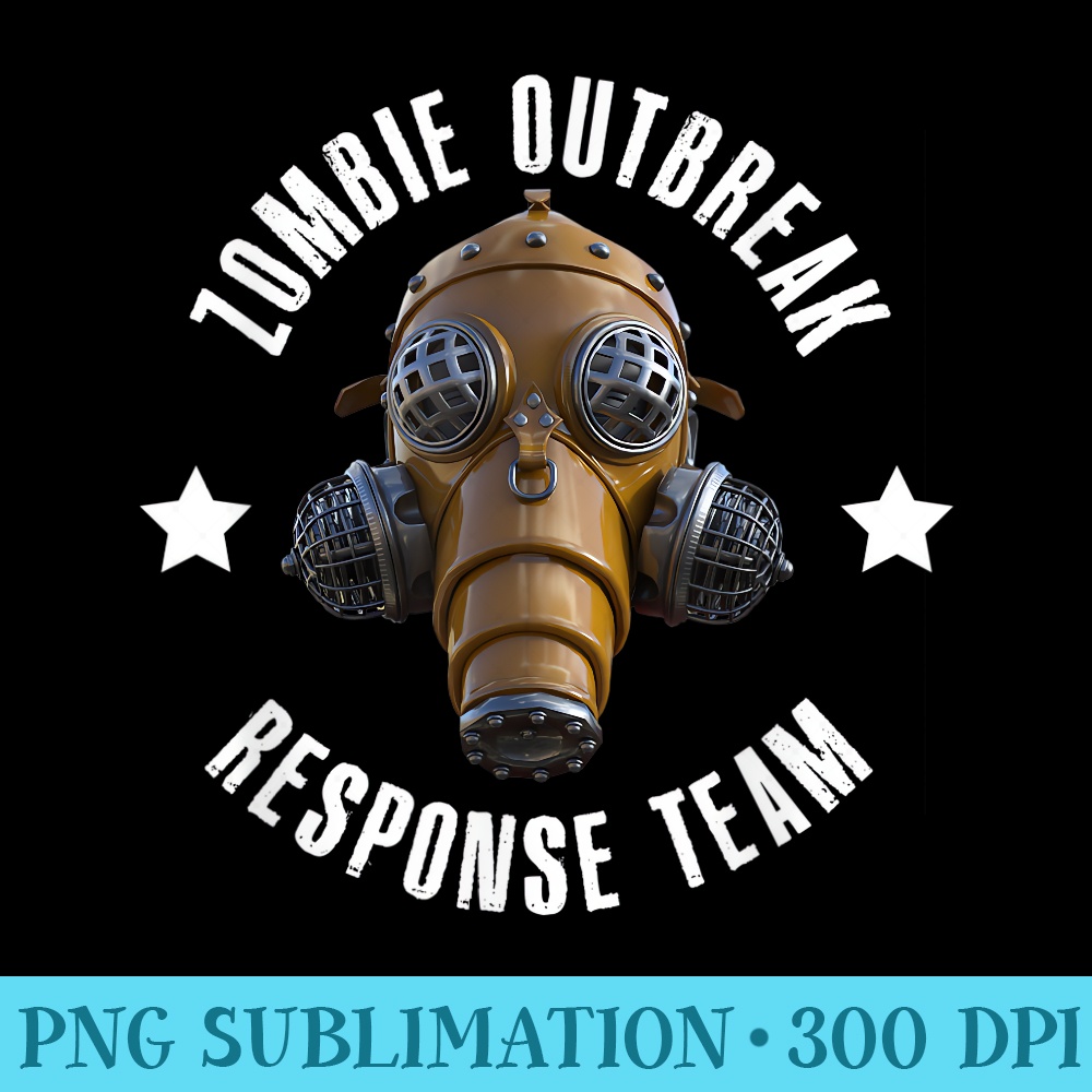 Zombie Outbreak Response Team Zombie Apocalypse Gas Mask - P | Inspire ...