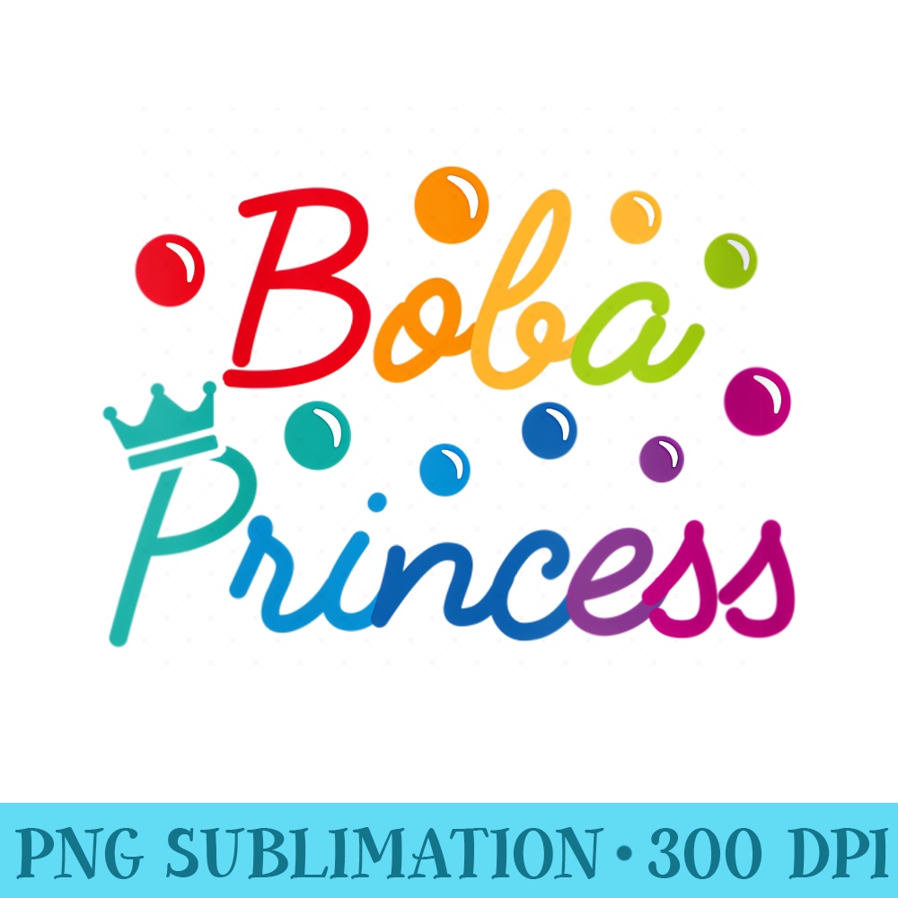 s Bubble Tea Tapioca Pearls Milk Tea Boba Princess - Sublima | Inspire ...