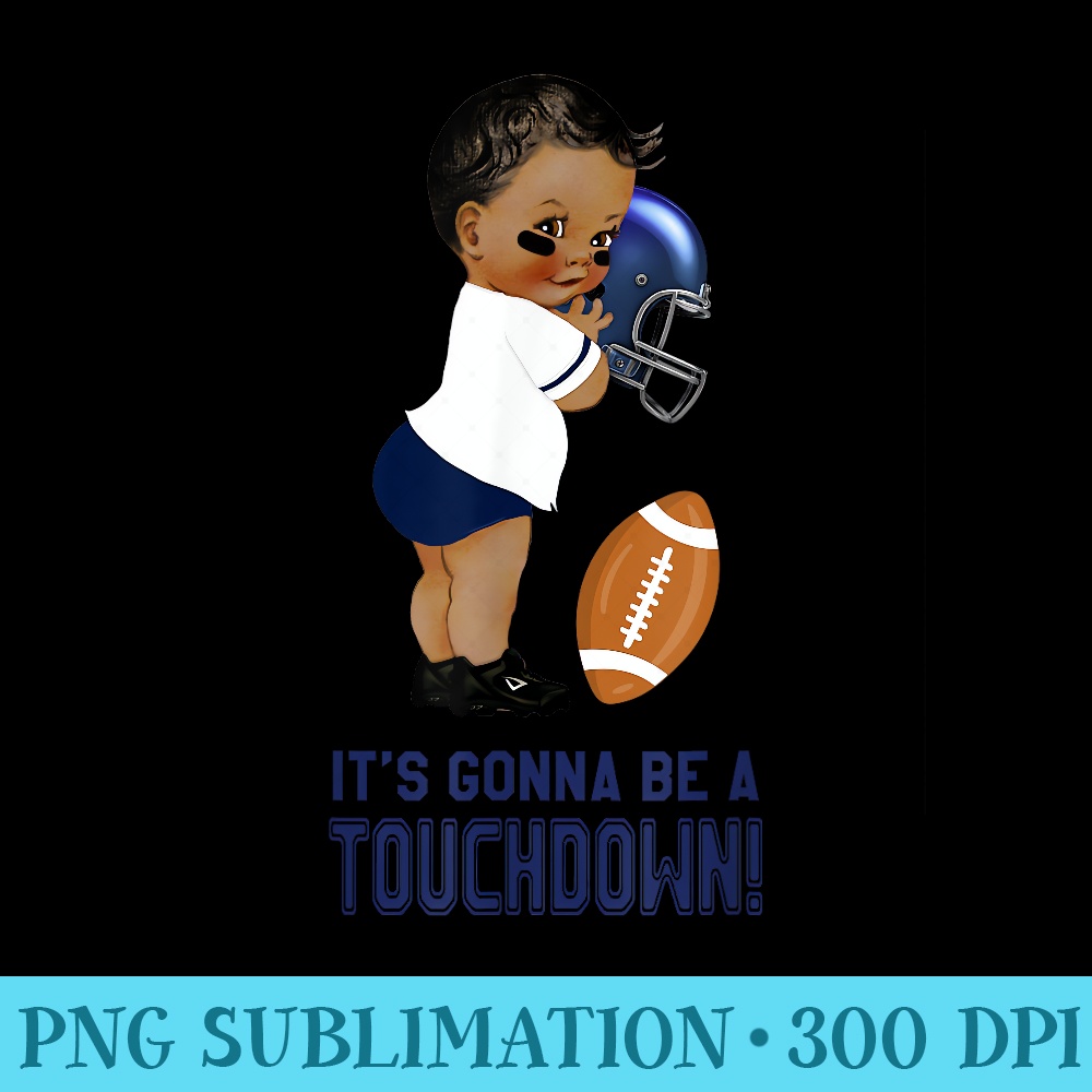 Ethnic Football Touchdown Team Baby Shower - PNG Picture Gal | Inspire ...