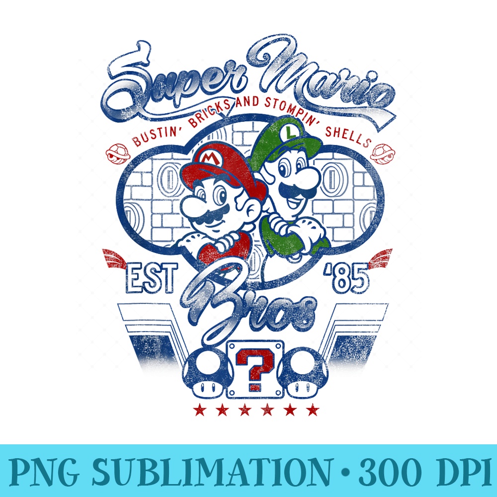 Nintendo Super Mario Bustin Bricks - PNG Graphics Download | Inspire Uplift