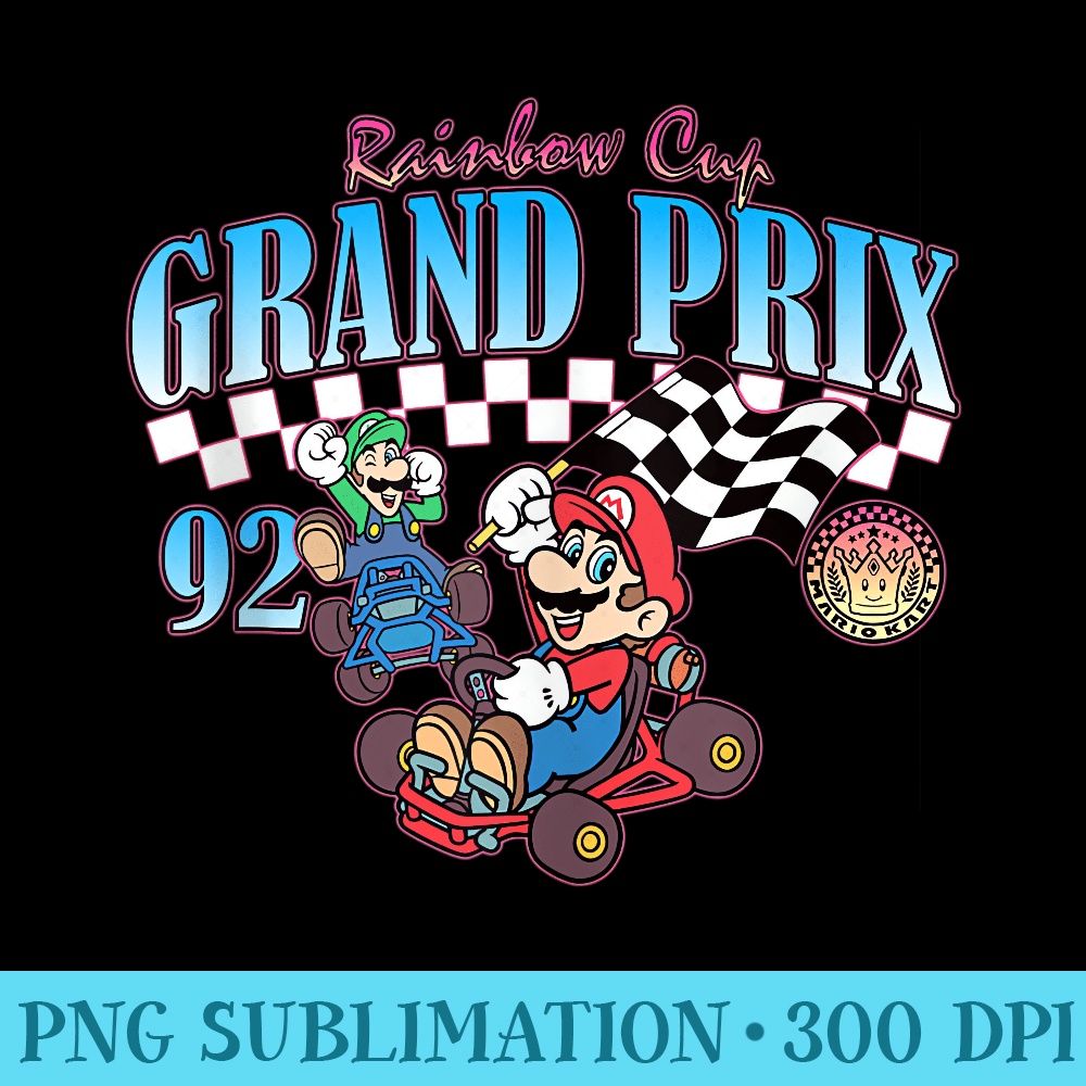 Mario Kart Rainbow Cup Grand Prix Classic - PNG Download Cli | Inspire ...