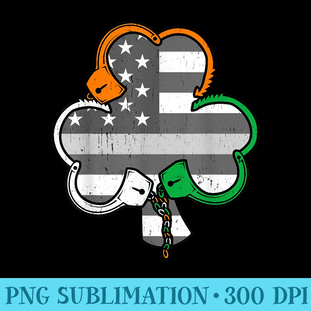 Corrections Officer Irish Handcuffs Thin Grey Line Flag - Hi | Inspire ...