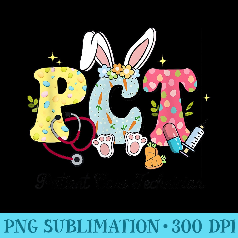 Patient care technician PCT easter bunny ears PCT nurse - Hi | Inspire ...