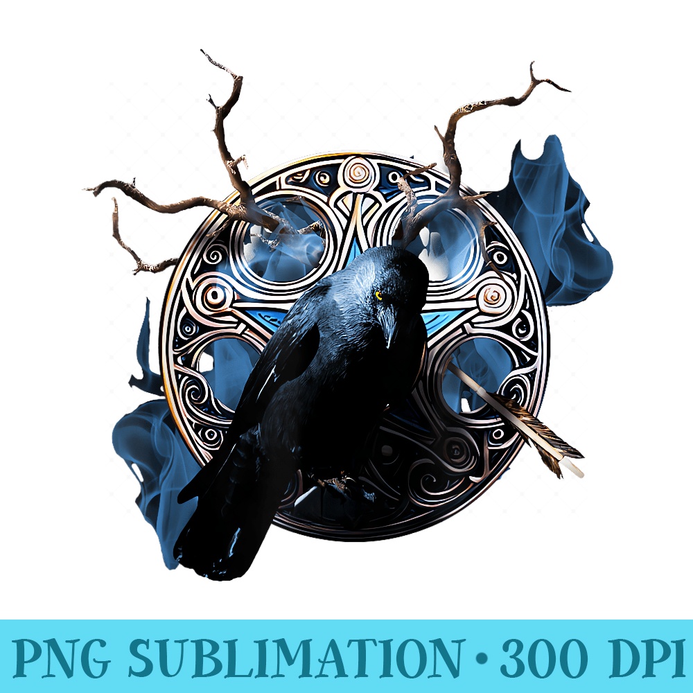 Crow Raven Norse Celtic Folklore Mythology Huginn Muninn - P | Inspire ...