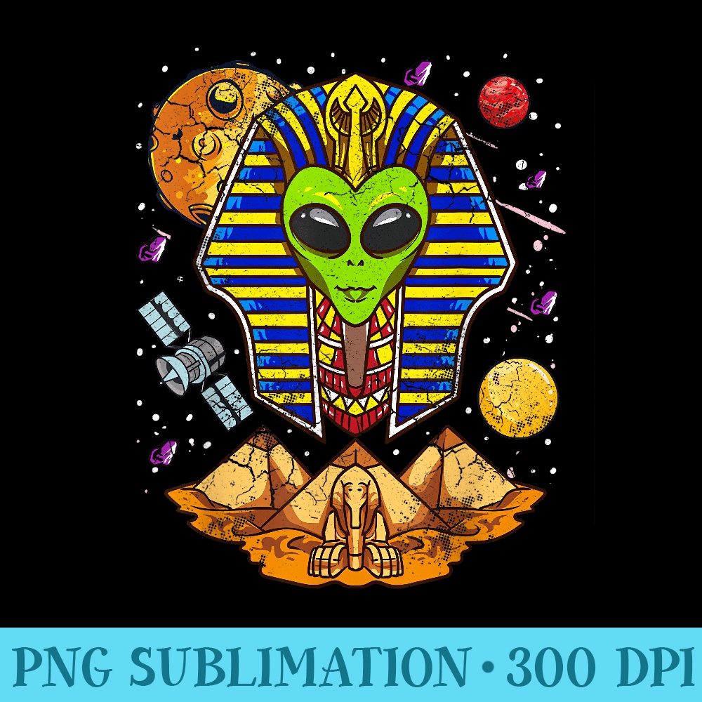 Alien Pharaoh Egypt Egyptian Science Fiction Pyramids - PNG | Inspire ...