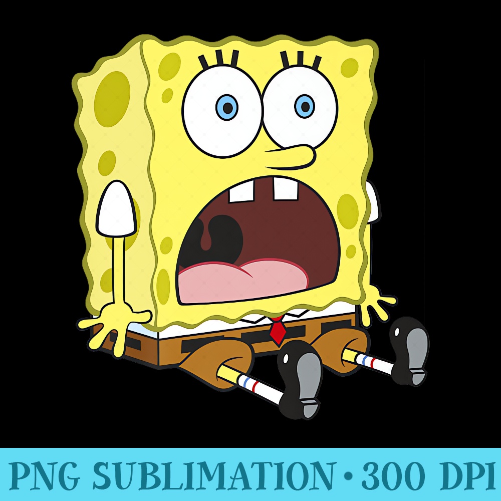 SpongeBob SquarePants Surprised SpongeBob Meme Premium - PNG | Inspire Uplift