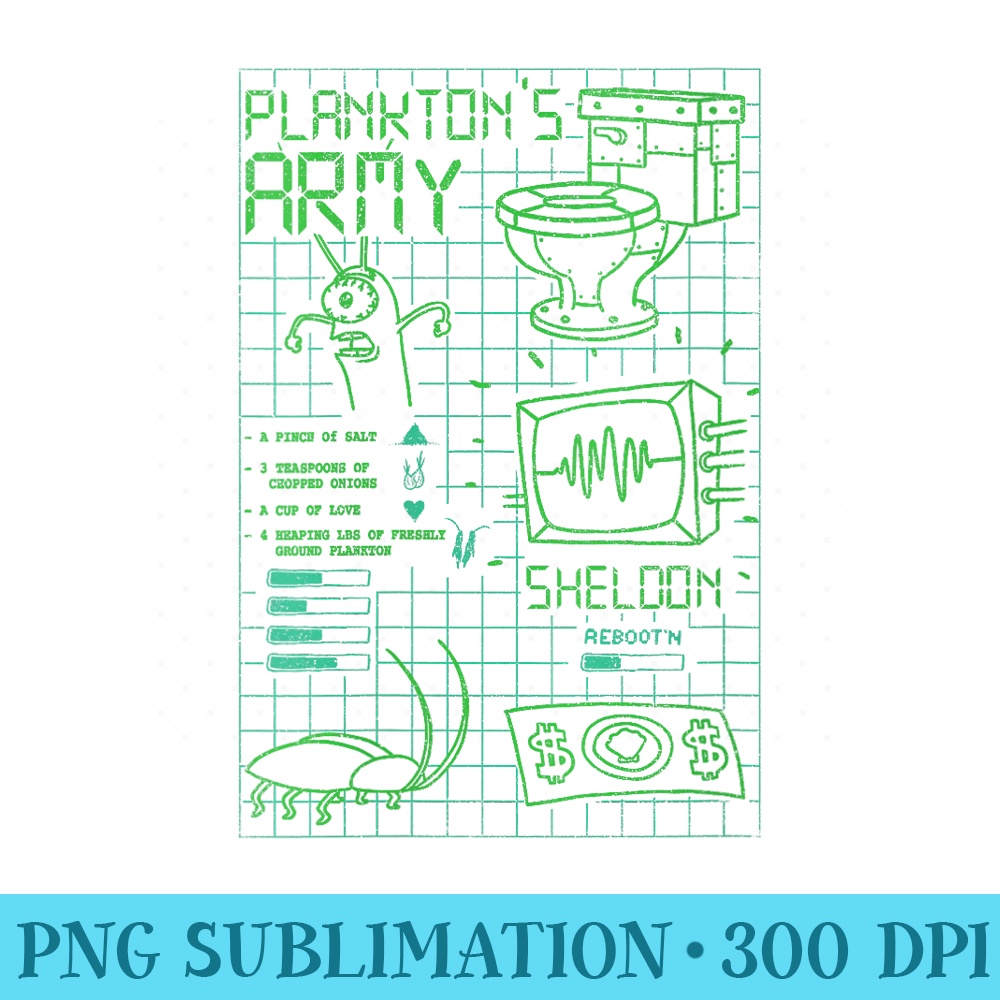 s SpongeBob SquarePants Planktons Army Karen Data Grid Logo | Inspire ...