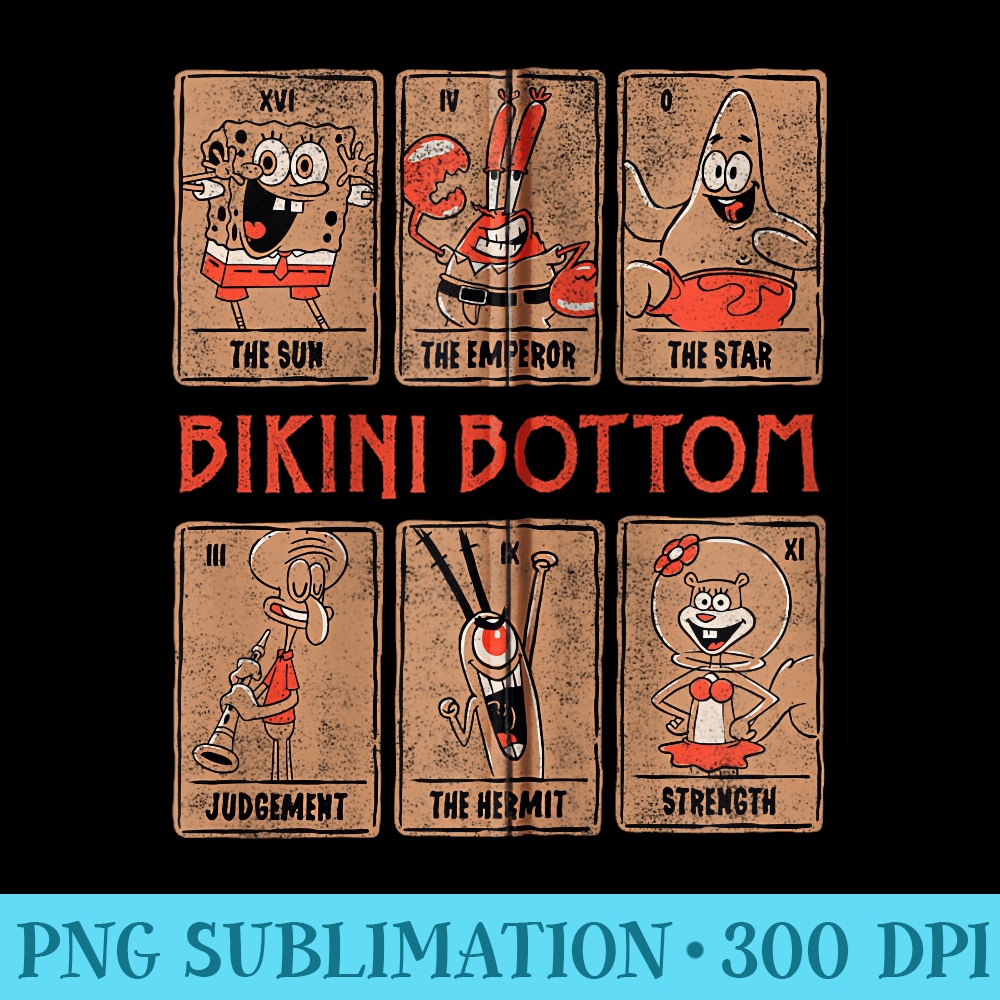 SpongeBob SquarePants Tarot Cards Line Up Group Shot - Trend | Inspire ...