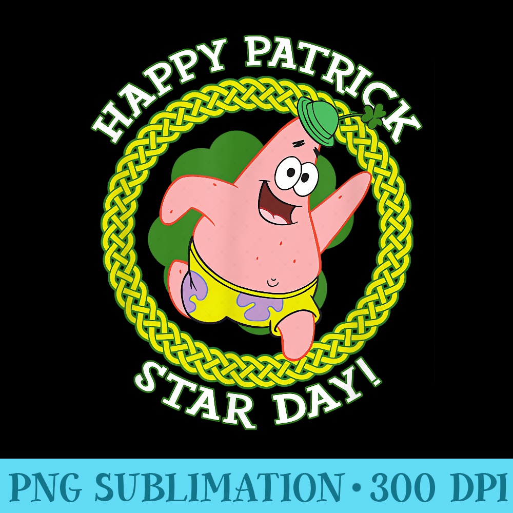 SpongeBob SquarePants St. Patricks Day Happy Patrick - PNG I | Inspire ...