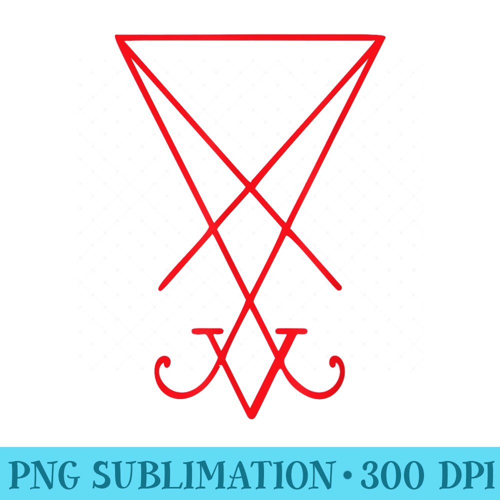 Red Sigil of Lucifer Witchcraft Magick Satan Occult Symbol - | Inspire ...