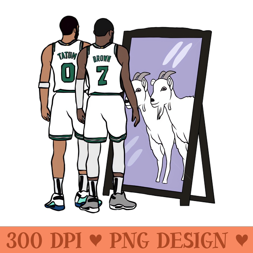 Jayson Tatum and Jaylen Brown Mirror GOATs - PNG Download Ga | Inspire ...