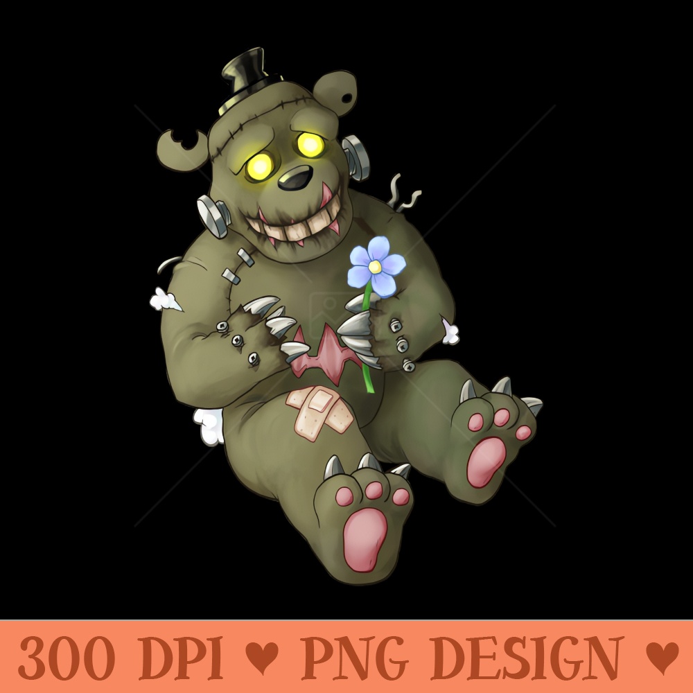 Freddy and Friends Dreadbear - Shirt Vector Illustration | Inspire Uplift