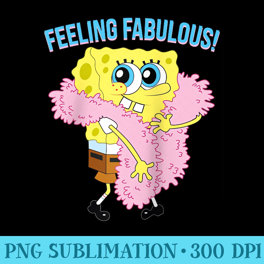 Mademark x SpongeBob SquarePants SpongeBob in Feather Boa Fe | Inspire ...