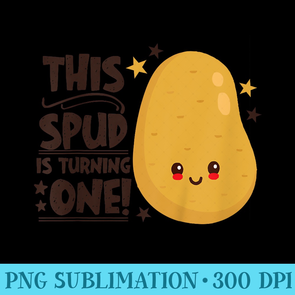 This Spud Is Turning One Cute Potato 1st Birthday First Bday | Inspire ...