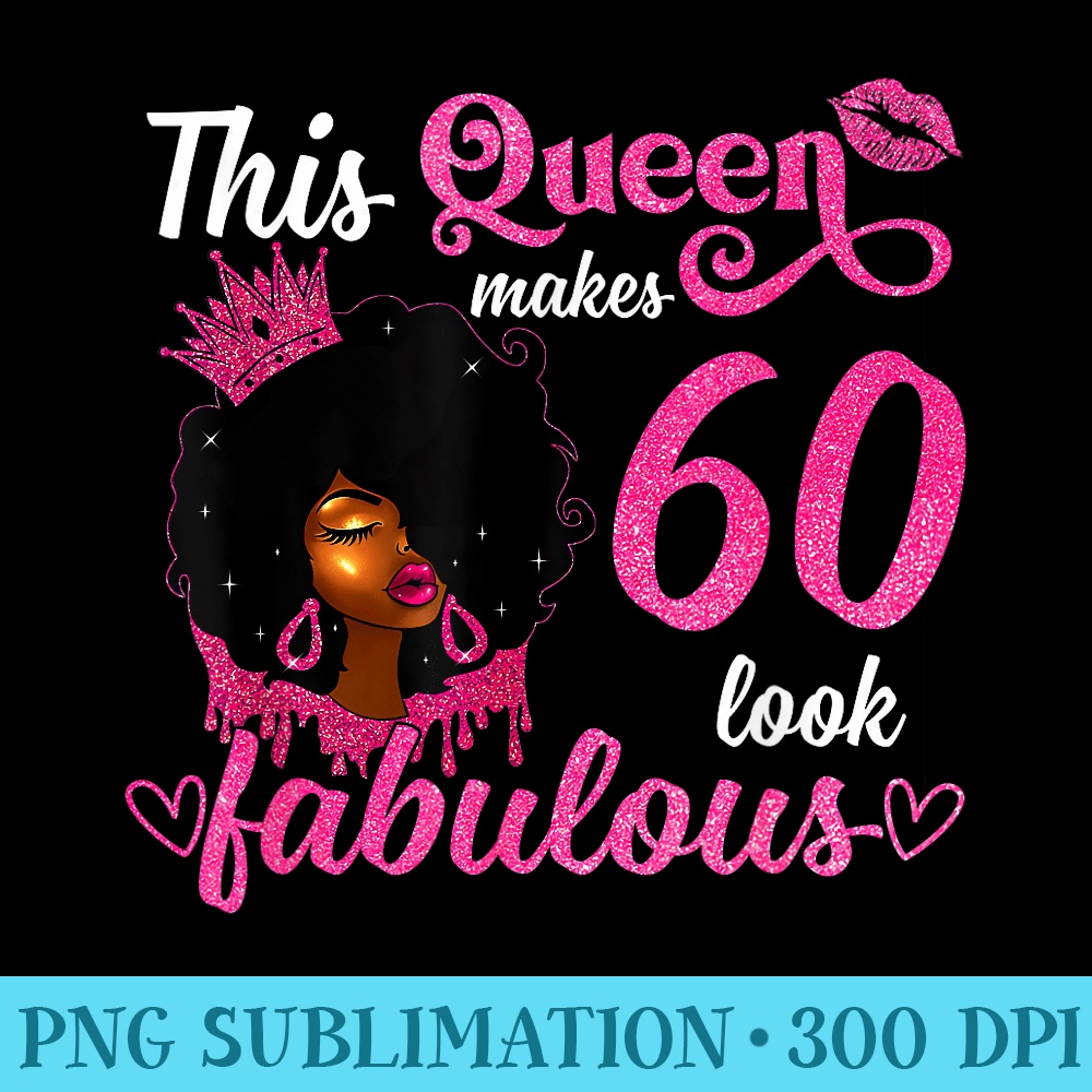 This Queen Makes 60 Look Fabulous 60th Birthday Queen Afro - | Inspire ...
