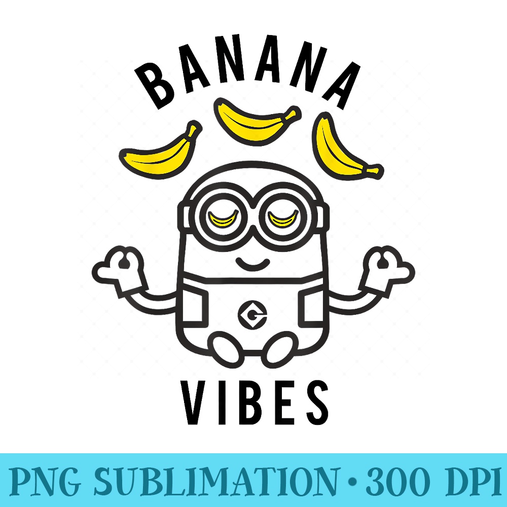 Despicable Me Minions Banana Vibes Meditation Minion Sketch | Inspire ...