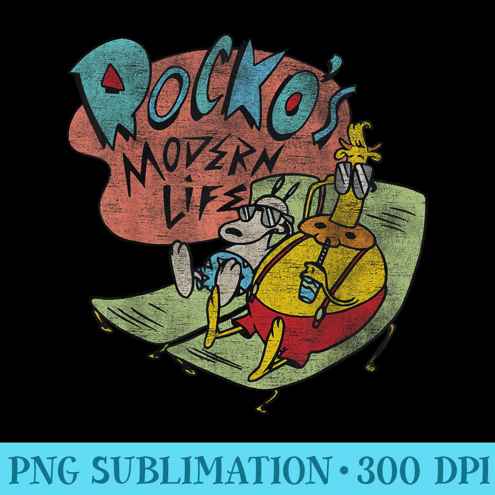 Nickelodeon Rockos Modern Life Rocko and Heffer Wolfe - PNG | Inspire ...