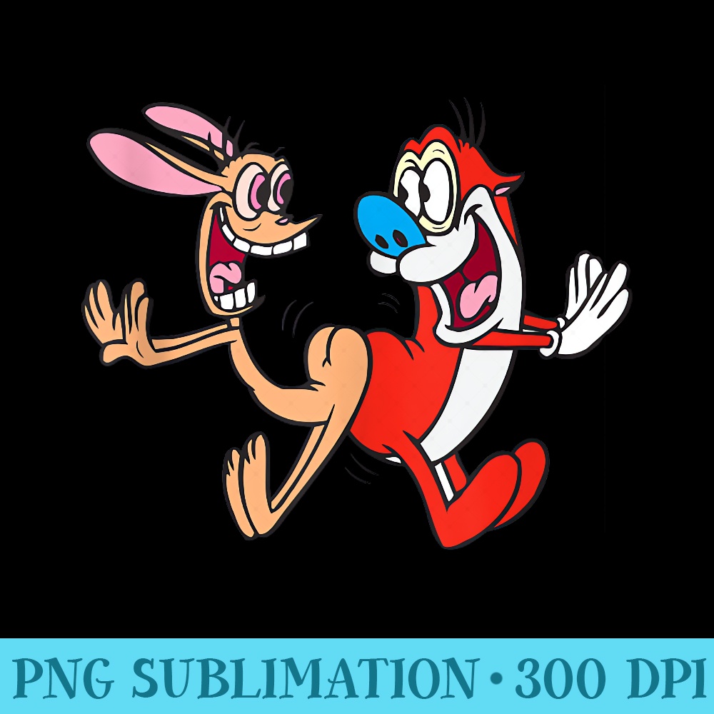 Nickelodeon Ren And Stimpy Happy Clap - Unique Sublimation p | Inspire ...
