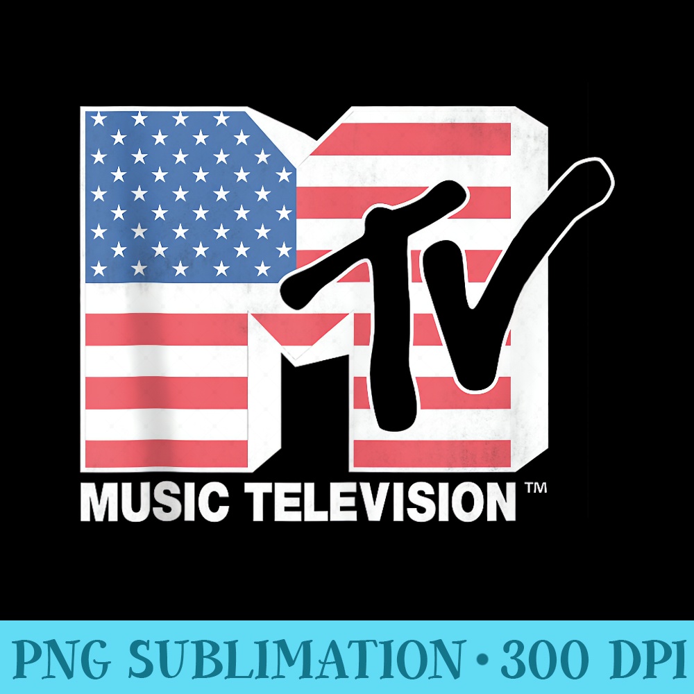 MTV Logo USA Flag - Transparent PNG Download | Inspire Uplift