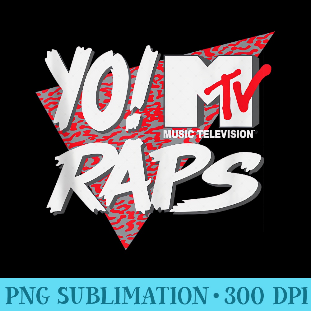 MTV Yo MTV Raps - Unique Sublimation patterns | Inspire Uplift