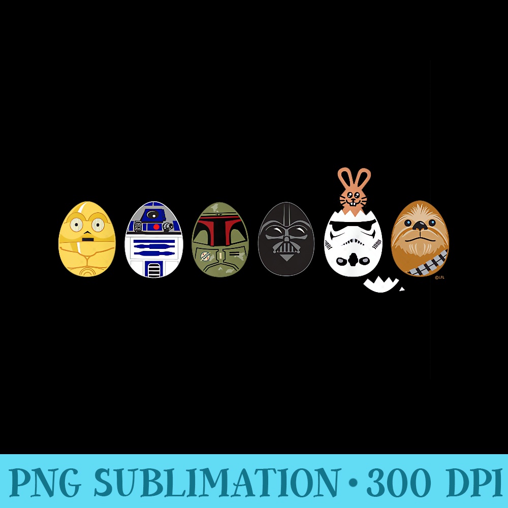 Star Wars Classic Characters Easter Eggs Spring - PNG Downlo | Inspire ...
