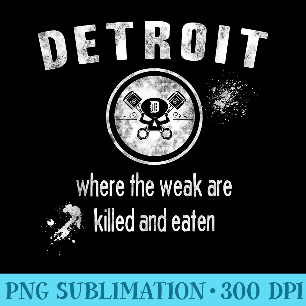 Detroit Skull Where the Weak are Killed and Eaten - Unique S | Inspire ...