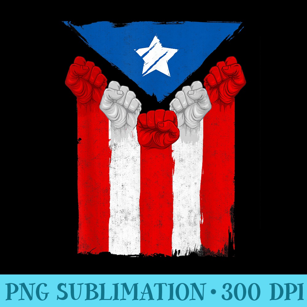 Raised Fists For Puerto Rico Boricua Flag Puerto Rican - Cas | Inspire ...