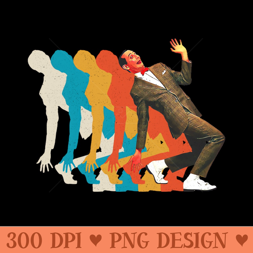Pee Wee Dance Vintage - PNG Vector Download | Inspire Uplift