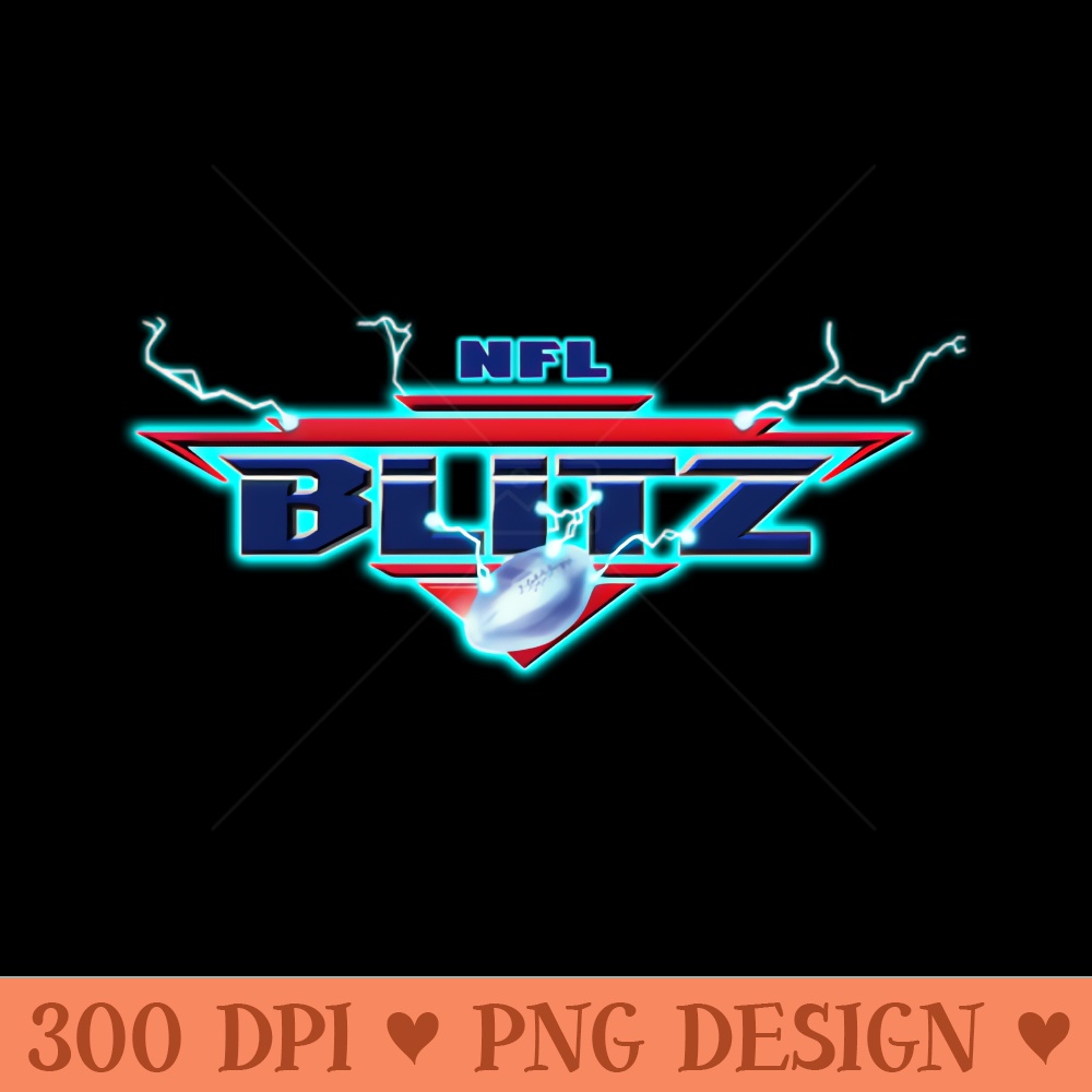 NFL Blitz - Transparent PNG Mockup | Inspire Uplift