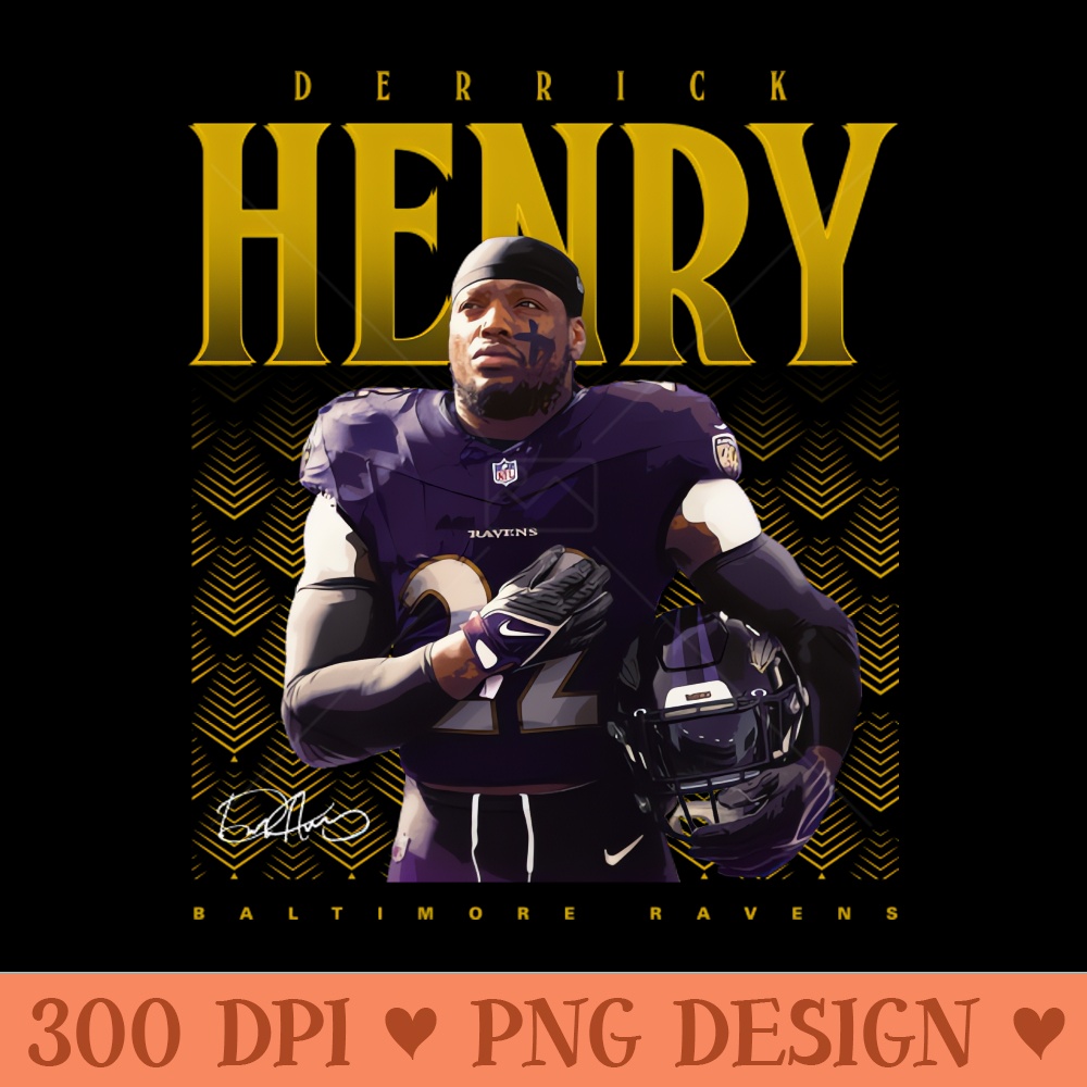 Derrick Henry - Transparent PNG Mockup | Inspire Uplift