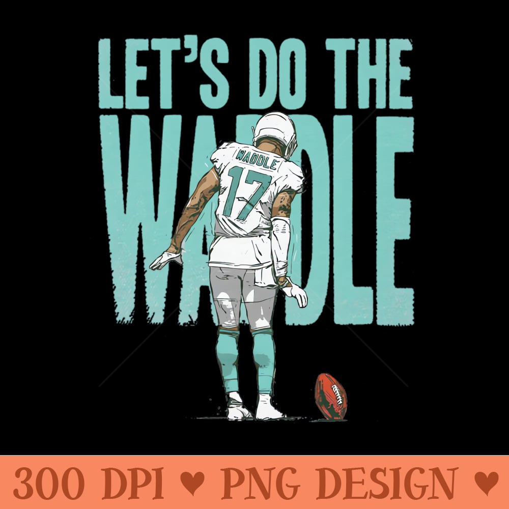 Jaylen Waddle Miami Waddle Dance - PNG Image Free Download | Inspire Uplift