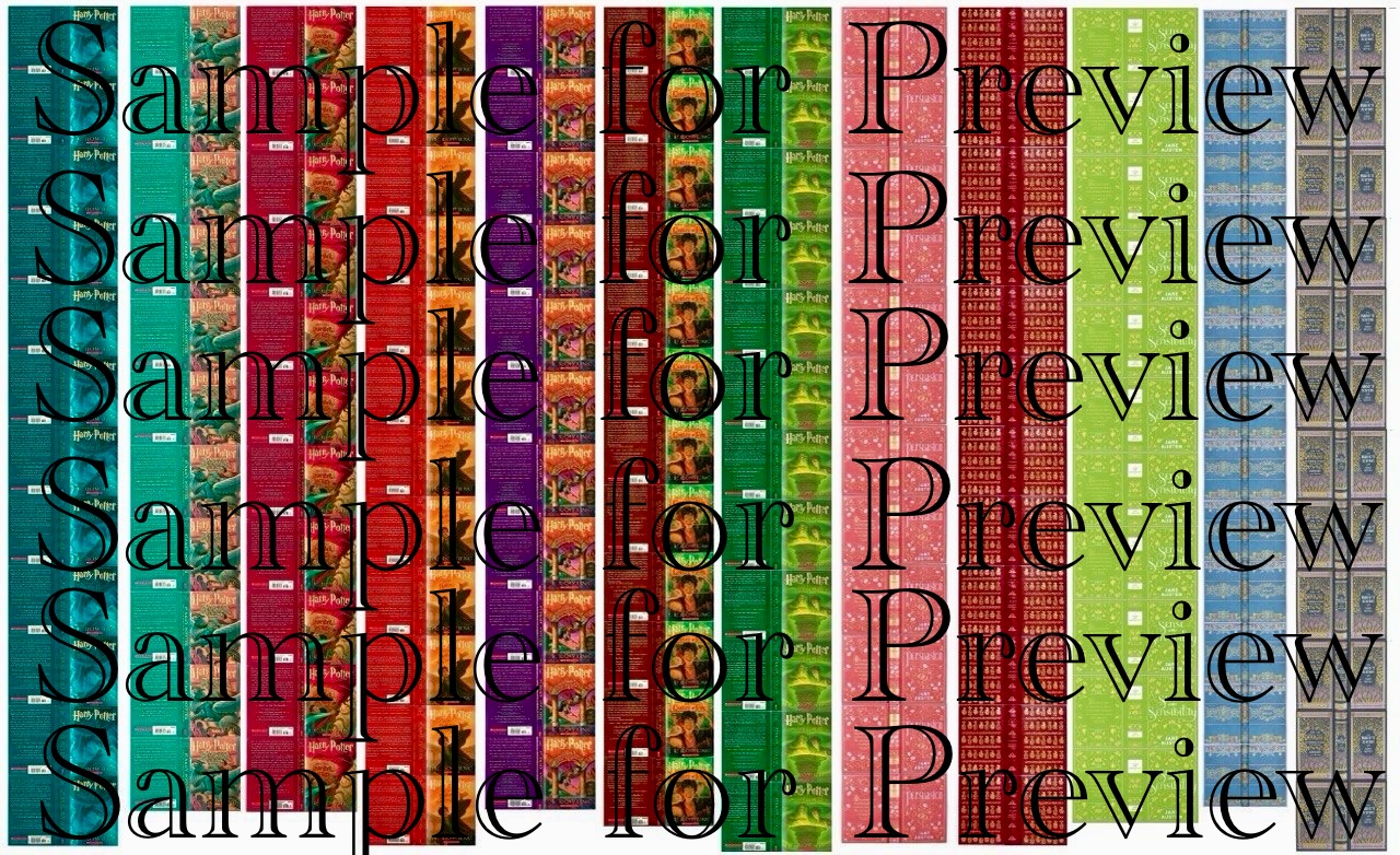 Set of Miniature Book Covers 3, for Miniatures, Dioramas, DI | Inspire ...