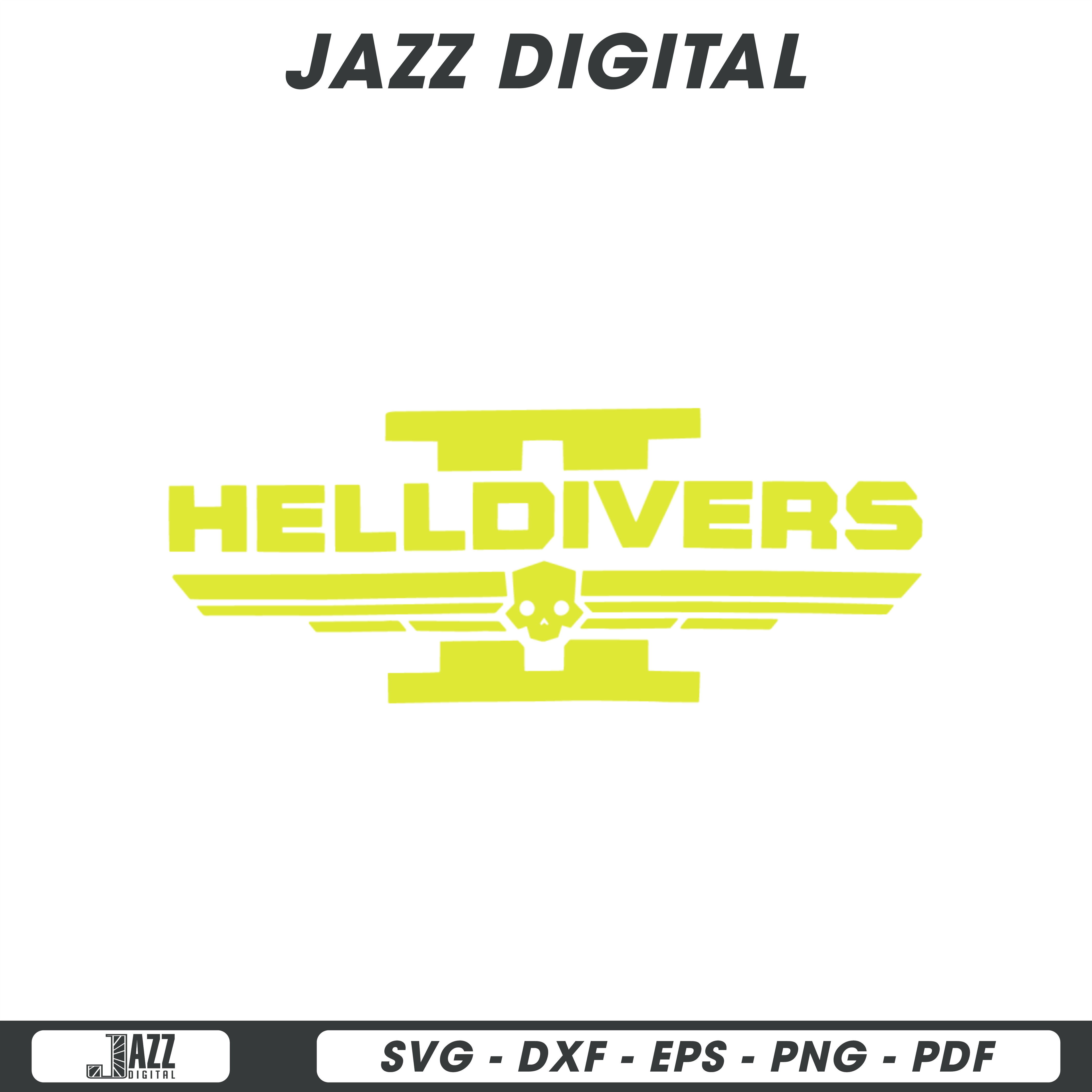 Retro Helldivers 2 Logo Squad Based Shooter SVG File Design, | Inspire ...